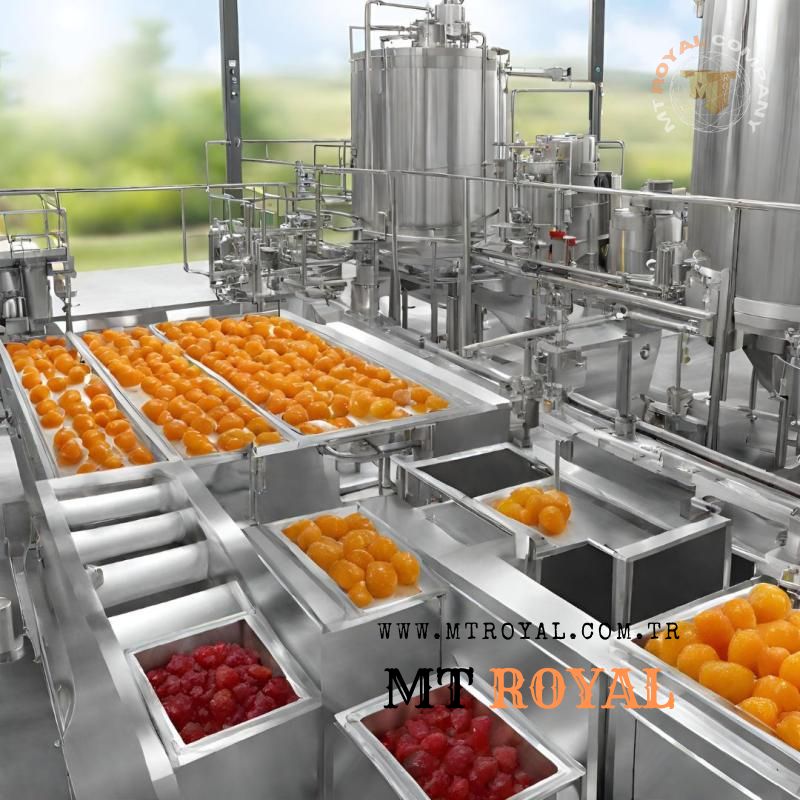 Raw materials for fruit jam production - MT ROYAL