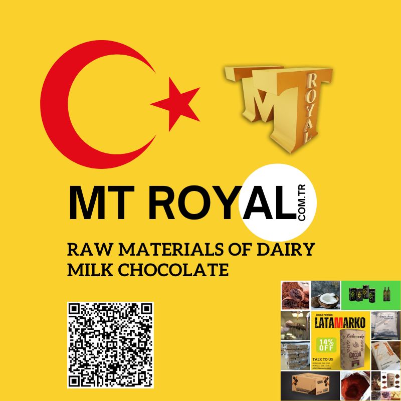 Raw materials of Dairy Milk chocolate - MT ROYAL