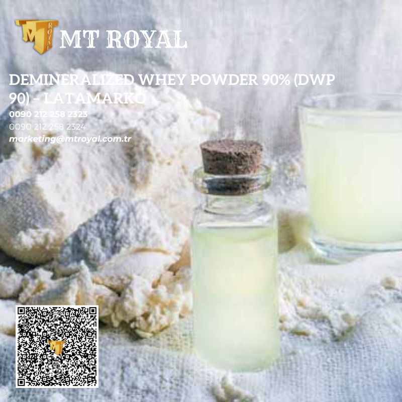 Demineralized Whey Powder 90% (DWP 90) – Latamarko - MT ROYAL